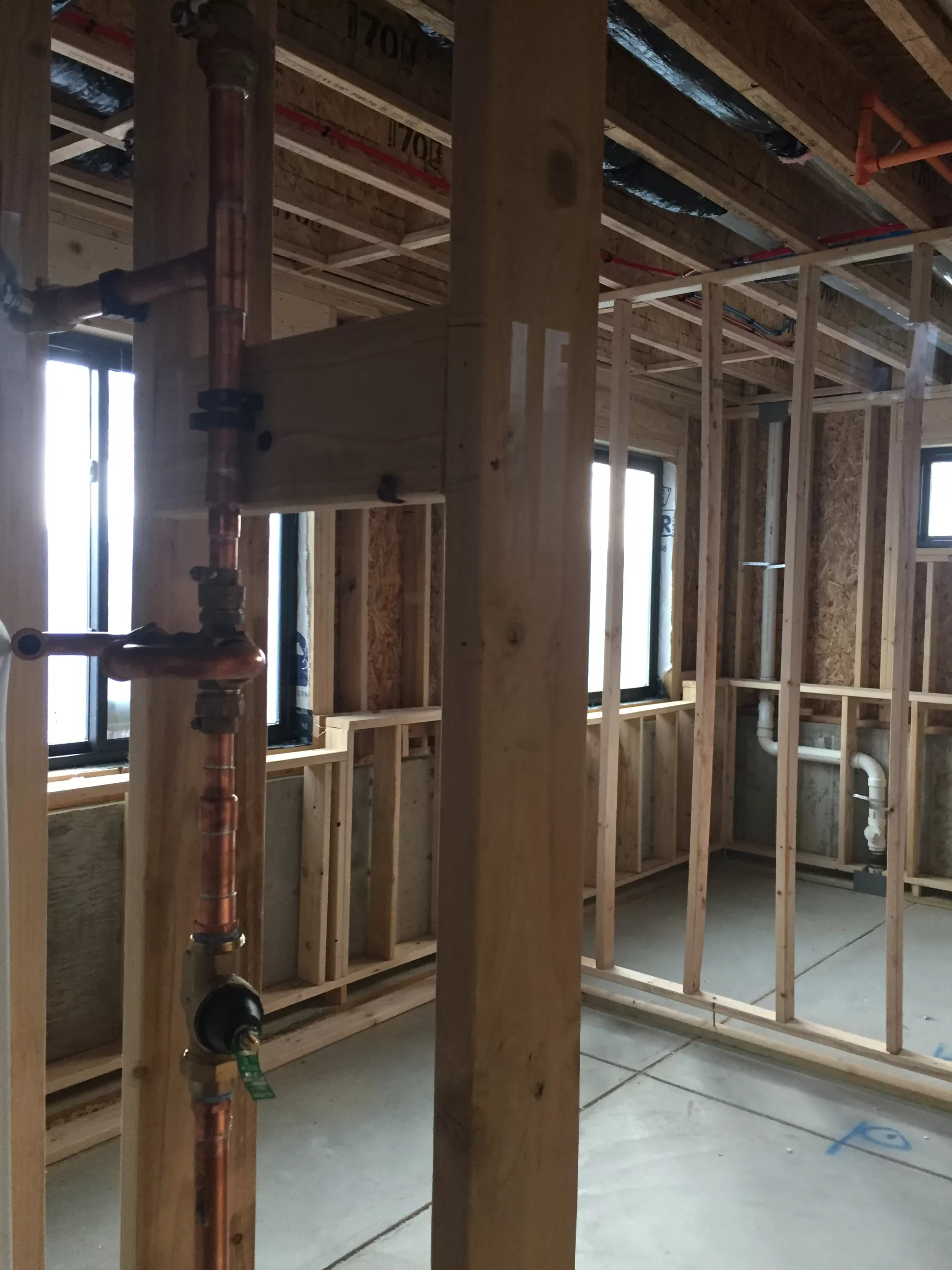 Framing Through Rough-Ins - Dalkita